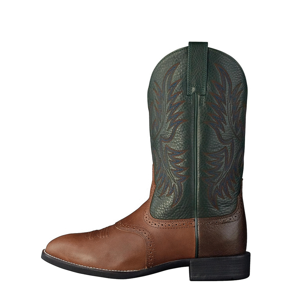 Botas Ariat Mod Mens Heritage Stockman Cedar GreenCompar
